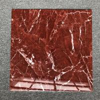 China GLOSSY Super Red 600x600mm Floor Tiles 24x24 Red Star Polished Quartz Ceramic Tile for sale