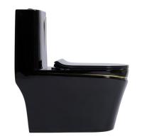 China Cleaning Advantages Black Toilets Commercial Seat Environmental Glaze Affordable for sale
