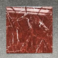China GLOSSY Super Red 600x600mm Floor Tiles 24x24 Red Star Polished Quartz Ceramic Tile for sale
