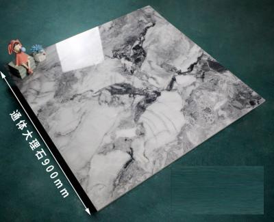 China Glossy 900x900mm Square Stoneware Carrelage Polished Porcelain Marble Floor Ceramics Tiles for sale