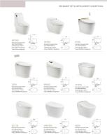 China Intelligent Automatic Gold Color Ceramic Toilet One Piece Structure Bathroom Supplies for sale