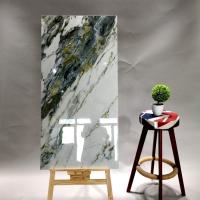 China Modern Glazed Super White Marble 600x1200 Porcelain Interior Tile for Living Room for sale