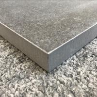 China Interior Heavy Traffic Vitrified Porcelain Floor Tiles in Dark Grey Color 600 x 600mm for sale