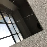 China Interior Tiles 600 Black Shower Floor Ceramic 300x600 Marble Bathroom Porcelain Tile 12x24 for sale