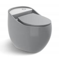 China Upgrade Your Bathroom with Elegance One Piece Dual-Flush Gold Ceramic WC Toilet Bowl for sale