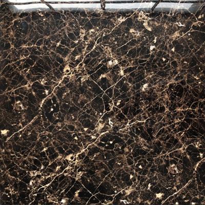 China Black Gold Marble Floor Tile for Gold and Black Bathroom Porcelain 30x30 ACCENTS Skirting for sale