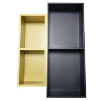 China Stainless Steel Brushed Shower Niche Perfect for Modern Shower Rooms Bathrooms and Kitchens for sale