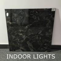 China Marble Ceramic Kitchen Tiles in Black and White 60 x 60 Vitrified Tile with Design for sale