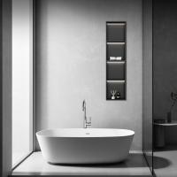 China Polished Stainless Steel Recessed Shower Niches Shelves Systems with Matte Finish for sale