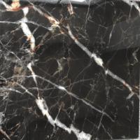 China Silky Black and Grey Marble Porcelain Tile The Perfect Addition to Modern Interiors for sale