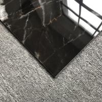 China Silky Black and Grey Marble Porcelain Tile The Perfect Addition to Modern Interiors for sale