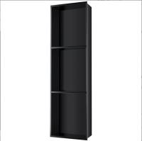 China Gunmetal Black Wall-inserted Niche for Shower Room 600x280x120mm Modern Design Style for sale