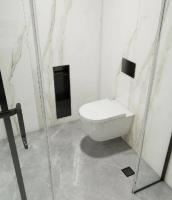 China Polished or Matte Modern Design Stainless Steel Toilet Brush Niche for Bathrooms for sale