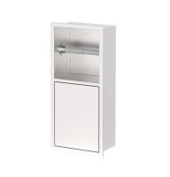 China Polished or Matte Modern Design Stainless Steel Toilet Brush Niche for Bathrooms for sale