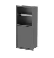 China Polished or Matte Modern Design Stainless Steel Toilet Brush Niche for Bathrooms for sale