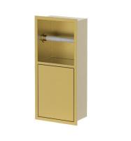 China Polished or Matte Modern Design Stainless Steel Toilet Brush Niche for Bathrooms for sale