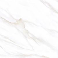 China Apartment Flooring 600x600 Glazed Porcelain White Glossy Ceramic Calacatta Gold Tiles for sale