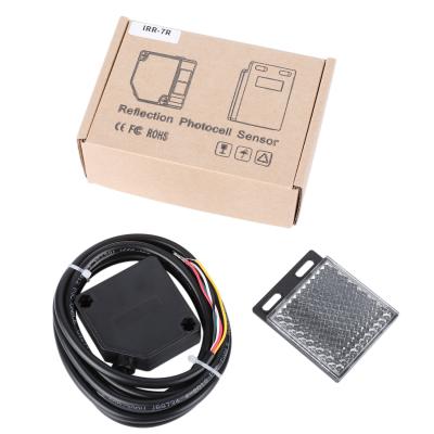 China 7 m Detection Range Reflective IR Sensor with Relay Output Waterproof & Ideal for Industrial Use for sale