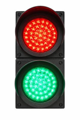 China JD112F-C 100mm Red Green LED Traffic Light for sale