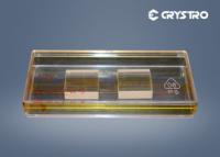 China Synthetic Terbium Gallium Garnet TGG Crystal Block 28x28x6mm for Magneto Optical Isolator for sale