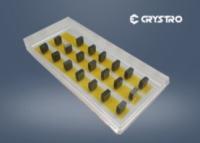 China Crystro 3x3 Nd YAG Laser Crystal For Building Laser Marking Marker for sale