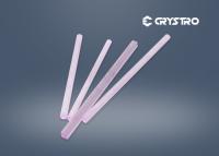 China Nd YAG Laser Rods 8x185mm Yttrium Aluminum Garnet Crystal Nd Doped 1.0 atm% for sale