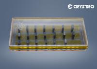 China Cr4+ YAG Q Switch Crystal 10x10mm for Nd YAG Lasers High Damage Threshold for sale