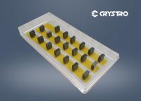 China Cr4+ YAG Q Switch Crystal 10x10mm for Nd YAG Lasers High Damage Threshold for sale