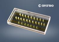 China Ce LuAG Scintillation Crystal 5x5x0.3mm High Density 6.73g/cm3 for Laser Lighting for sale