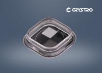 China GGG Substrate Gd3Ga5O12 Gallium Gadolinium Garnet 10x10x0.5mm Single Crystal for sale