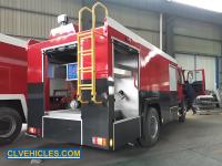 China F Series 205hp ISUZU Fire Fighting Truck Fire Extinguisher Service Truck 4x2 Type for sale