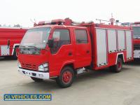 China ISUZU 600P Firefighter And Fire Truck 130hp 4000L 500L Foam Tank for sale