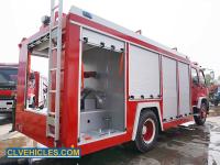 China F Series ISUZU Fire Fighting Truck 205hp Emergency Response Truck for sale