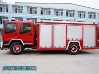 China F Series ISUZU Fire Fighting Truck 205hp Emergency Response Truck for sale