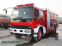 China Red FVZ ISUZU Fire Fighting Truck Large Capacity 10-16 ton for sale