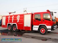 China Red FVZ ISUZU Fire Fighting Truck Large Capacity 10-16 ton for sale