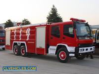 China Red FVZ ISUZU Fire Fighting Truck Large Capacity 10-16 ton for sale