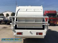 China Diesel Hydraulic ISUZU Garbage Truck 130hp 6CBM Compactor Garbage Truck for sale