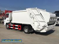 China Diesel Hydraulic ISUZU Garbage Truck 130hp 6CBM Compactor Garbage Truck for sale