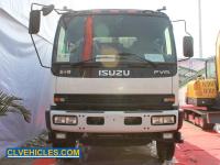 China ISUZU FVR 240hp Garbage Truck With Compactor 15000L Steel Sanitation for sale
