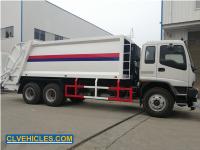China FVZ 6X4 300hp ISUZU Garbage Truck 20CBM Small Trash Compactor Truck for sale