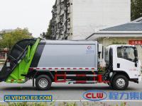 China ELF 130hp 7000L ISUZU Garbage Truck hydraulic trash compactor for sale