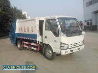 China ISUZU 600P 5CBM Waste Compactor Vehicle Equipped With Air Brakes for sale
