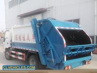 China ISUZU 600P 5CBM Waste Compactor Vehicle Equipped With Air Brakes for sale