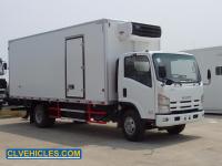 China 700P 5500mm Isuzu Refrigerated Truck Heavy Freezing Temperature Delivery for sale
