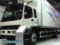 China FTR 205hp ISUZU Reefer Truck 16 ton Cold Storage Van Medium Size for sale