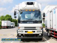 China ISUZU FVR 240hp Refrigerated Box Truck Large Capacity 18 ton for sale