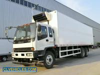 China FVZ ISUZU Reefer Truck 6x4 300 Hp 25 Ton Freezing Temperature for sale