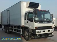 China FVZ ISUZU Reefer Truck 6x4 300 Hp 25 Ton Freezing Temperature for sale