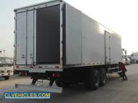 China FVZ ISUZU Reefer Truck 6x4 300 Hp 25 Ton Freezing Temperature for sale